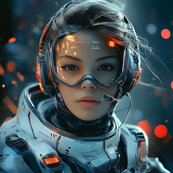 Draw a sci fi art and sci fi character art by Bapeyloa | Fiverr