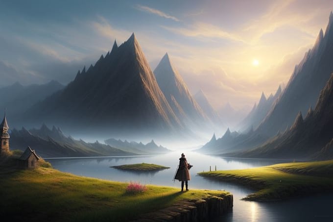Make fantasy landscape concept art by Atthacolle98 | Fiverr