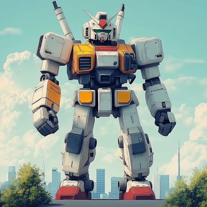 Create your mecha robot art by Tunlinmill | Fiverr