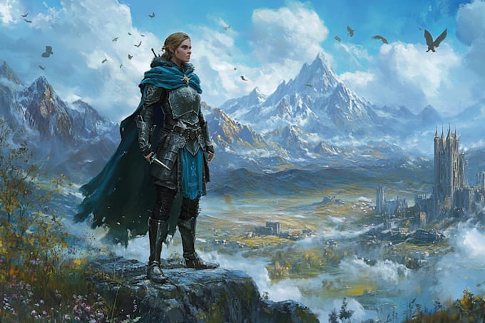 Dnd character art and dnd character art by Dianurley | Fiverr