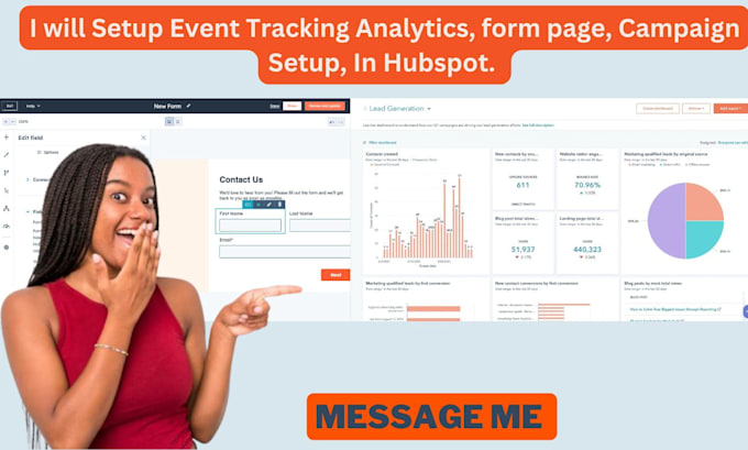 Setup event tracking, analytics, form page, campaign setup, in hubspot by Der_hubspot | Fiverr
