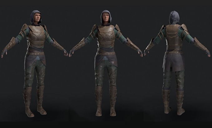 Do 3d game character rigging and animation for unity unreal engine roblox game by Melrender | Fiverr