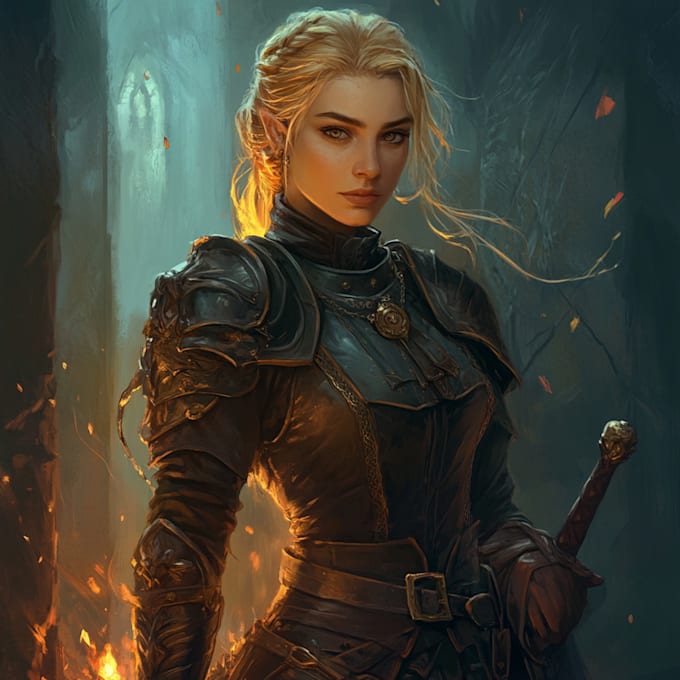 Create a awesome character, dnd character design, oc art by Javieosgo ...