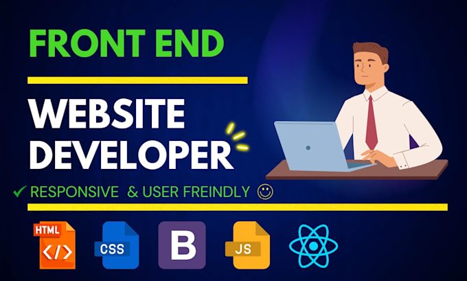 Expert front end developer custom html and css solutions by Mesam_ahad | Fiverr