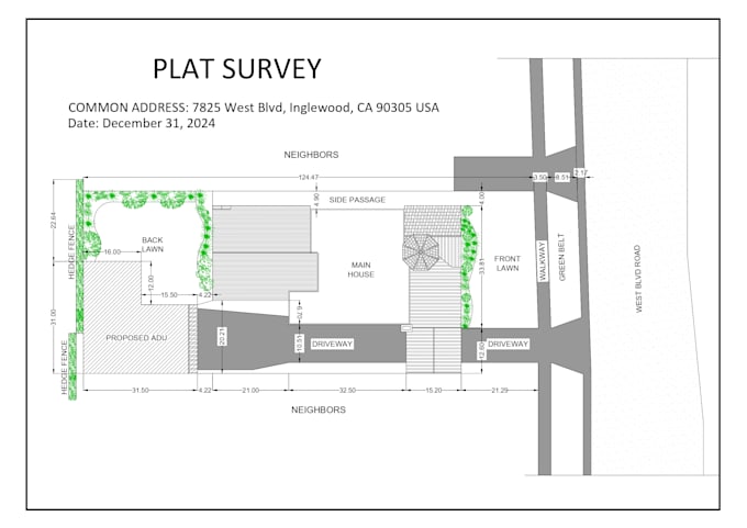 Draw site plans, plot plans ushing google map fir permit uk, usa by ...