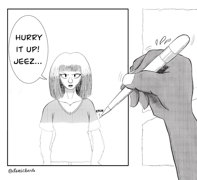 Draw comic book panels by Nicksimpson2002 | Fiverr