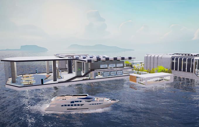 Make stunning vrchat world , vrchat club metaverse game environment in ...