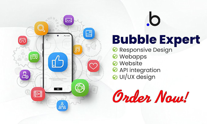 Build bubble mobile app bubble web app bubble website adalo flutterflow glide by Femi_junior ...