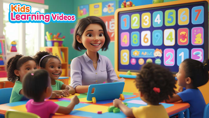 Create kids learning videos by Mzamil001 | Fiverr