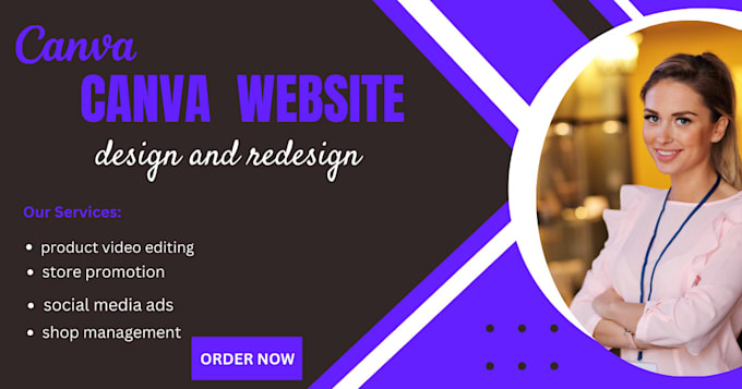 Design canva website canva landing page canva website design by ...