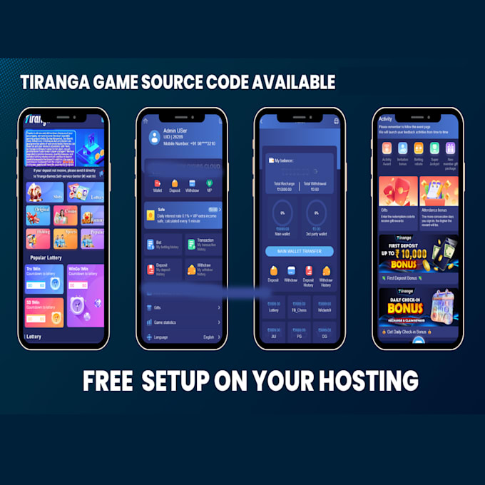 Provide tiranga games source code complete setup in your vps by ...