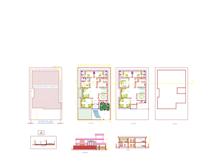 Custom 2d house plan design by Draftma | Fiverr