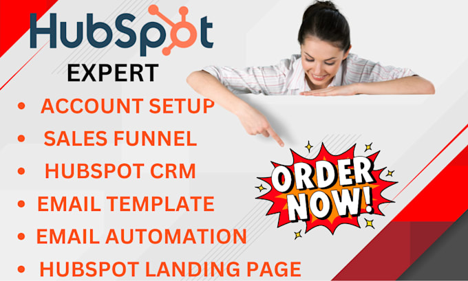 Implement, setup and integrate hubspot crm for your business funnel development by Victor_crm21 ...