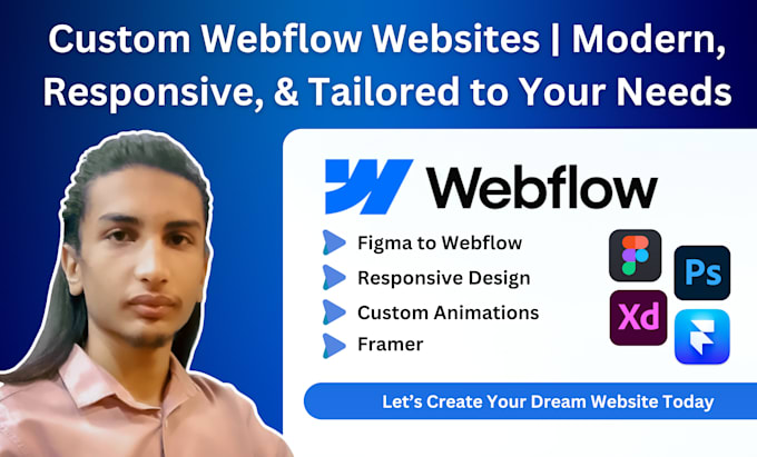 Design custom webflow websites, ecommerce stores, redesign and fix ...