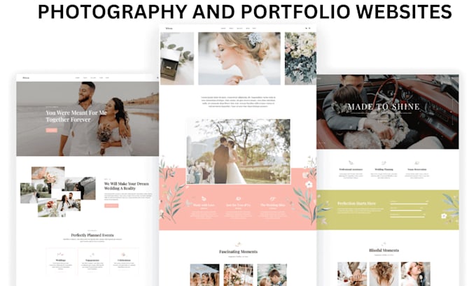 Create photography website wordpress photography portfolio website with booking by Eniola ...