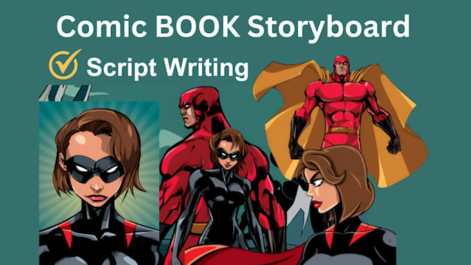 Be your storyboard artist, comic script writer by Valentinecomics | Fiverr