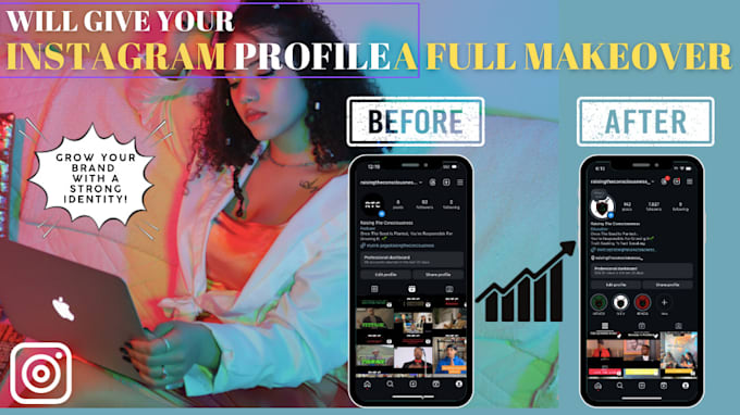 Give your instagram profile an aesthetic makeover by Stuearthtopao | Fiverr