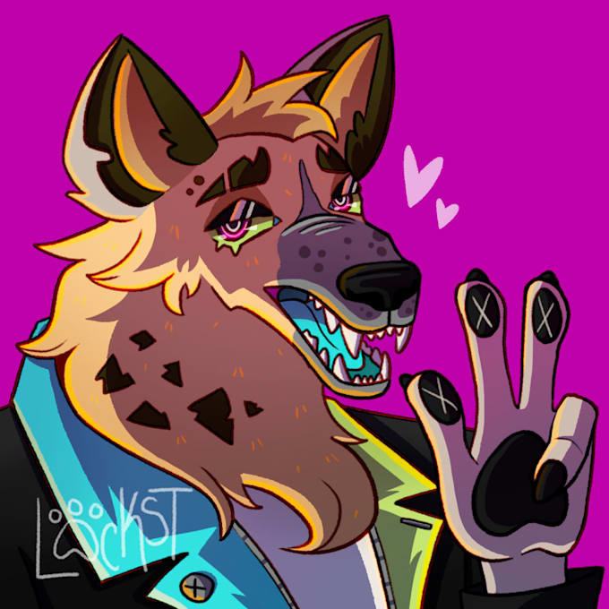 Draw a furry profile picture by Mythicfurry | Fiverr