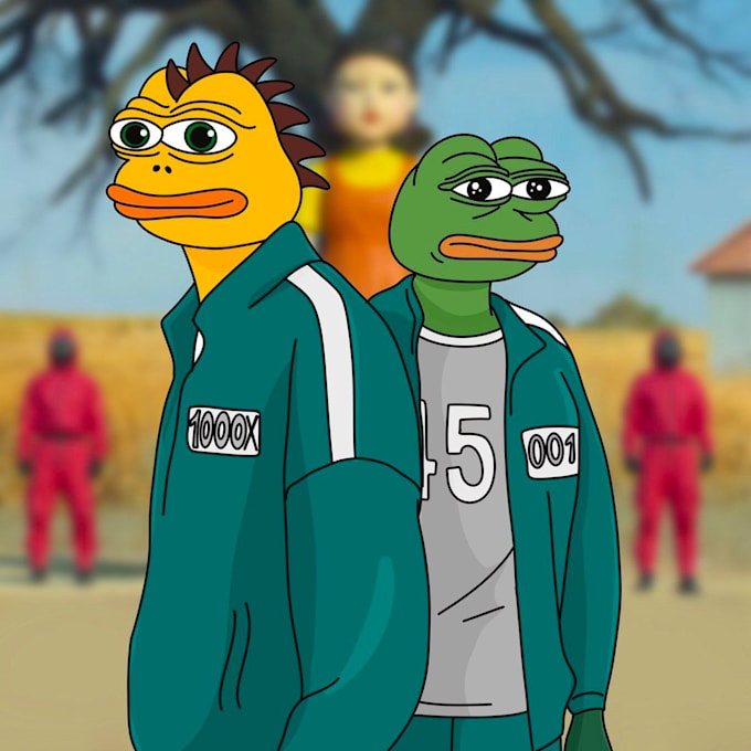 2d meme art, crypto art, funny meme, animated gifs, tg stickers, logo ...