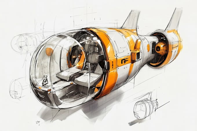 Do industrial and product design concept sketches by Malayahens | Fiverr
