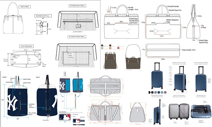 Do creative leather handbags, patternmaker backpack wallets and tech ...