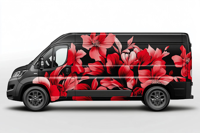 Create stunning custom vehicle wrap design by Sybilmortem | Fiverr