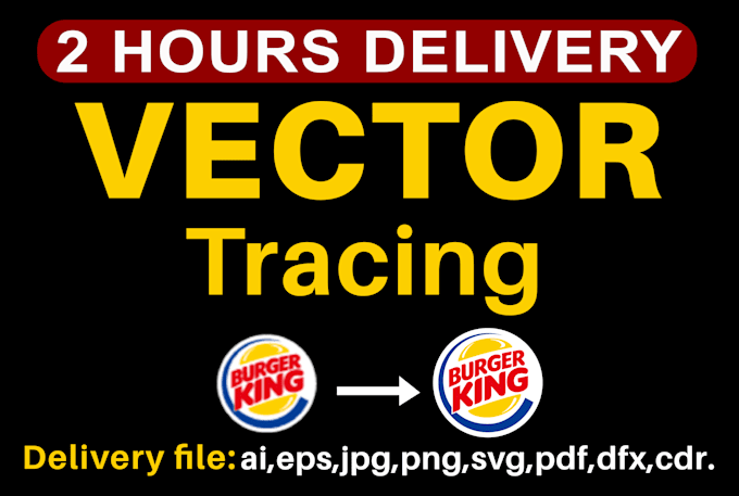 Vector tracing any logo, vectorize image, convert to vector by ...