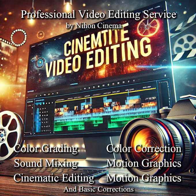 High quality video editing color grading and music mixing by Chama ...
