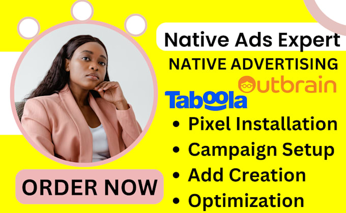 Setup and manage taboola, outbrain, nextdoor, native ads campaign by Numy_nunu | Fiverr