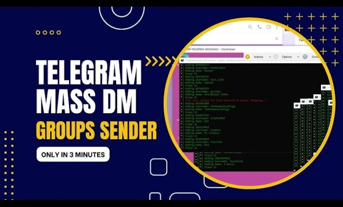 Do telegram mass dm, telegram mass dms, mass dms telegram dm by Barry ...