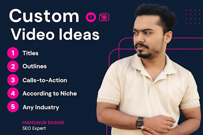 Create custom video ideas with catchy titles and outlines by Faponbd7 ...