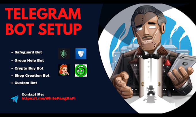 Setup custom telegram bots for your crypto community by Arafathossen250 ...
