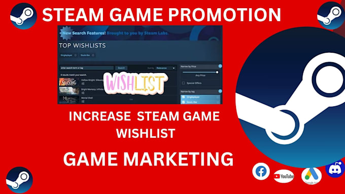 Do steam game promotion, steam game marketing, steam wishlist, game ...