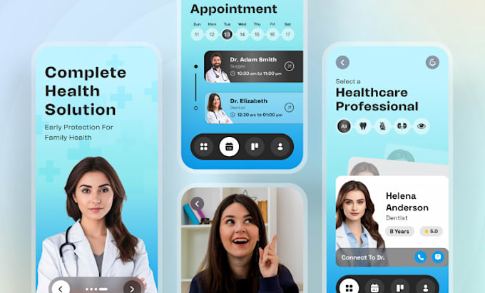 Healthcare telemedicine app, appointment booking apps for doctors and ...