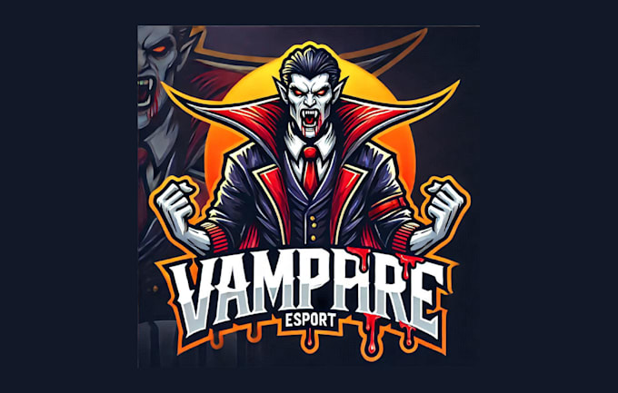 Create modern vampire esport mascot logo with any file by Kaitlin ...