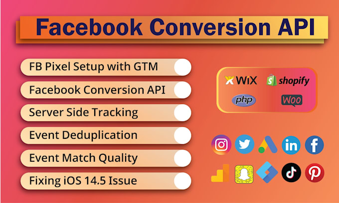 Setup facebook pixel conversion api browser and server side tracking by gtm by Photo_editor13 ...