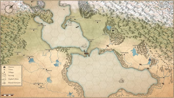 Create custom fantasy medieval maps for your books and games by Atsmod ...