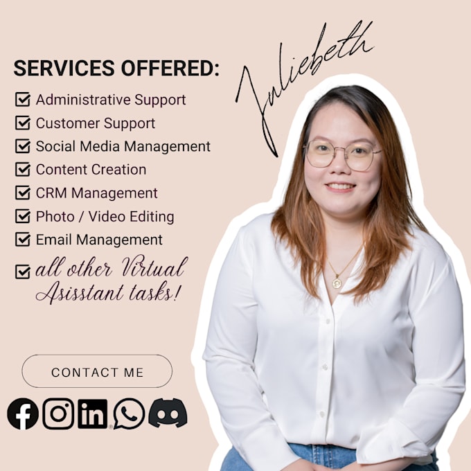 Be your virtual assistant for admin and data entry tasks by Juliebethnpc | Fiverr