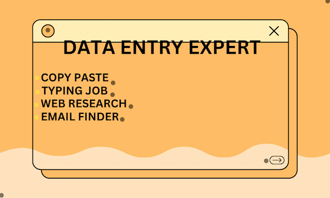 Do copy paste, typing job, data entry by Polyakterf | Fiverr
