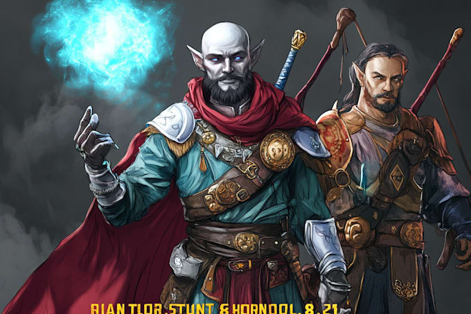 Do illustration, concept art and character design, dnd by Rickleage ...