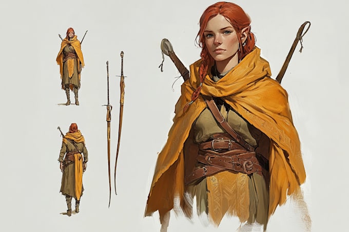 Draw splash art and fantasy concept art dnd illustrations by ...
