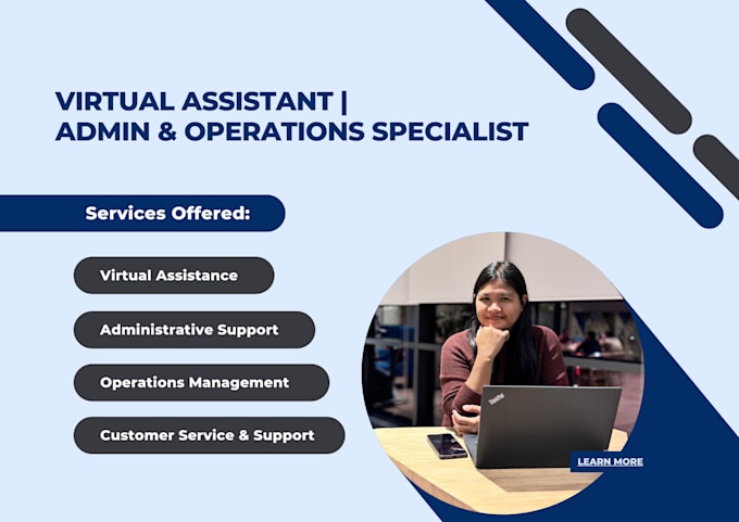 Manage your admin and operations tasks by Jhenmdm03 | Fiverr