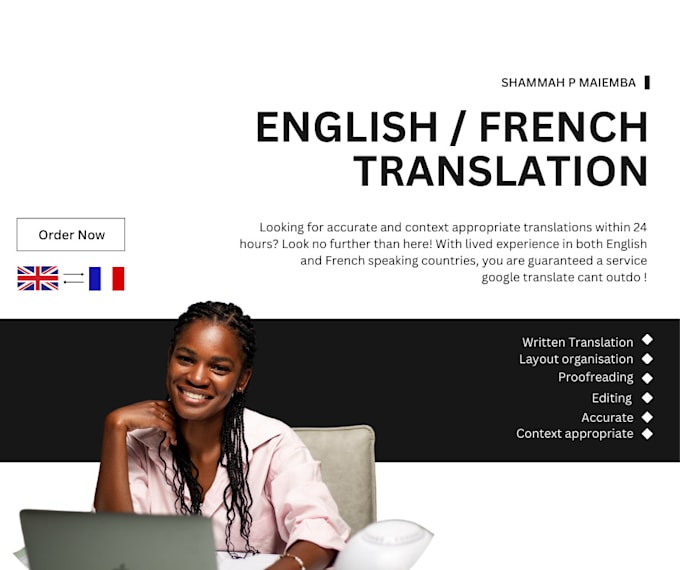 Translate your cv from english to french and vice versa by Shammah ...