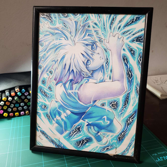 Draw you a custom and unique anime poster by Isaac_draws | Fiverr