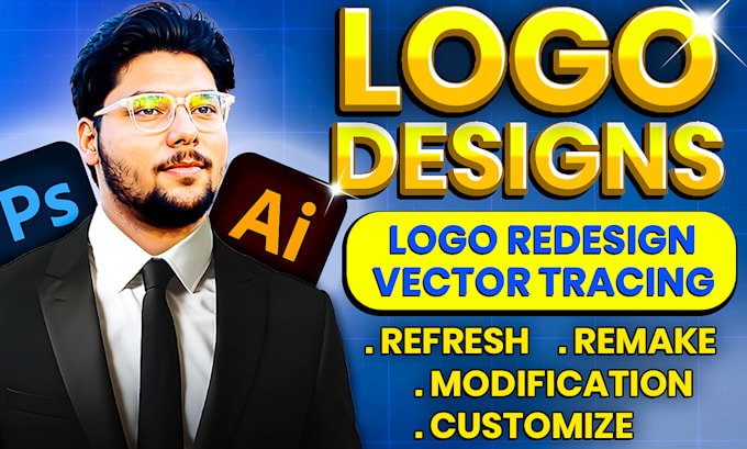 Design, redesign, edit, modify, and fix your logo by Ahmadshyh | Fiverr