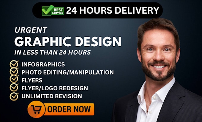 Do your urgent graphic design within 1 hour, photo manipulation ...