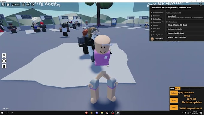 Script roblox game,lua,garry mod,npc,physics,animate,code,vfx,guis ...