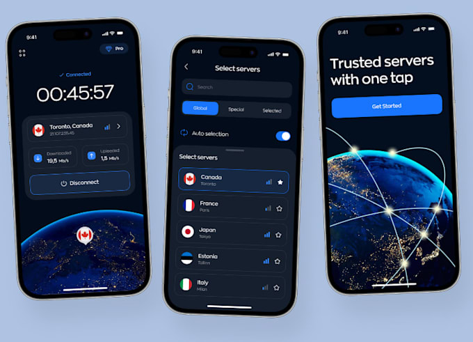 Do a premium vpn app with admin panel, in app purchase, admob and video ...