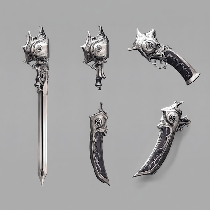 Make design your fantasy and dnd weapons by Annineverster | Fiverr
