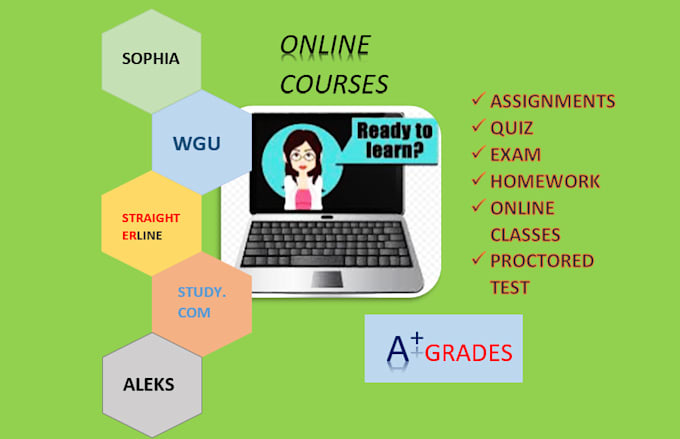 Teach you wgu sophia straighterline and hesi courses by Malikt6 | Fiverr